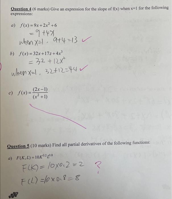 Solved Question 4 ( 6 marks) Give an expression for the | Chegg.com