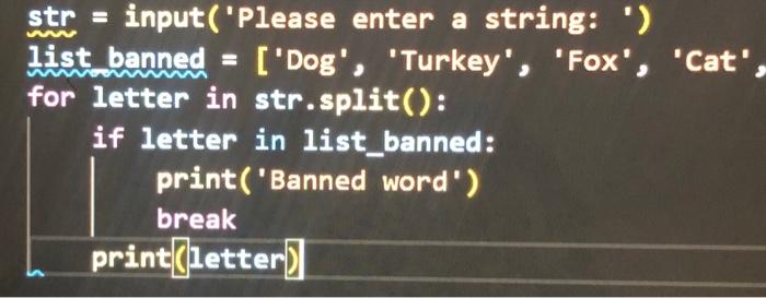 Solved IN PYTHONLAST PICTURE IS WHAT WAS RECOMMENDED | Chegg.com