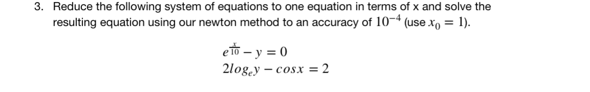 Solved Reduce the following system of equations to one | Chegg.com