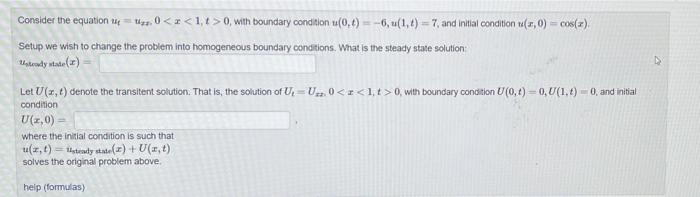 Solved Consider the equation 0 0, with boundary condition | Chegg.com