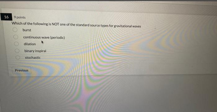 Solved Which of the following is NOT one of the standard | Chegg.com