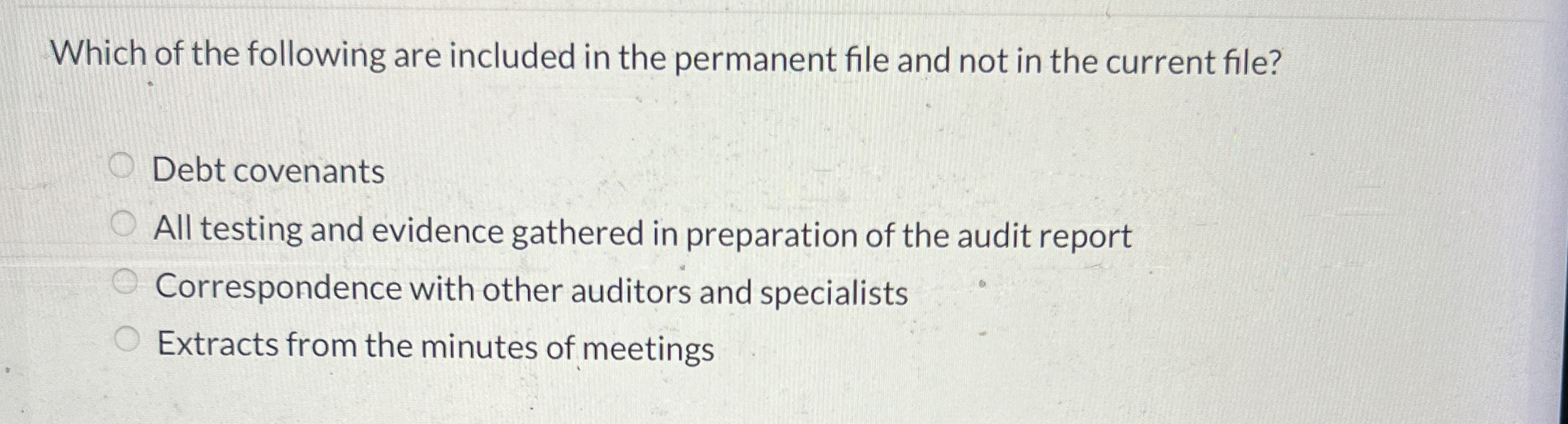 Solved Which of the following are included in the permanent | Chegg.com