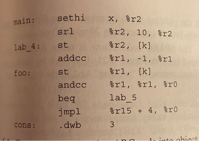 Solved 6.3 Create a symbol table for the ARC segment shown | Chegg.com