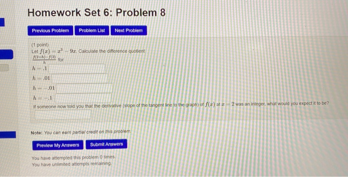 Solved Homework Set 6 Problem 8 Previous Problem Problem 4228
