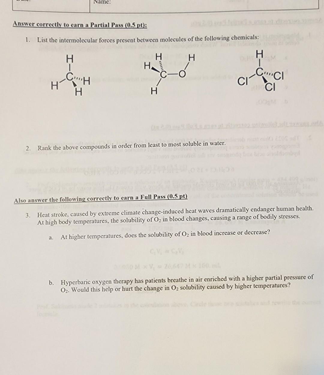 Solved Answer correctly to earn a Partial Pass (0.5pt) : 1. | Chegg.com