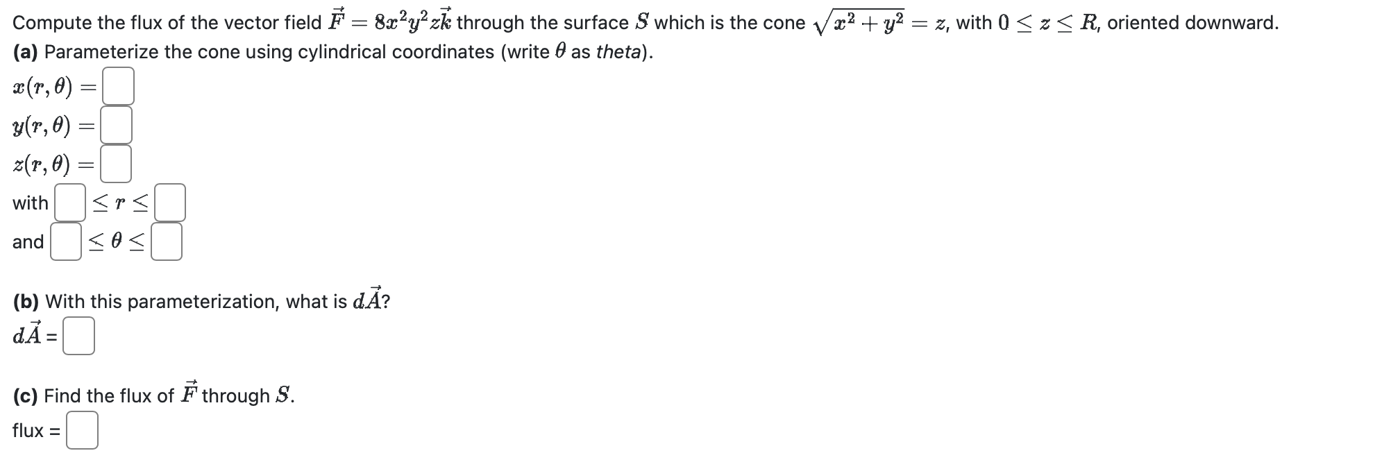Solved Compute the flux of the vector field | Chegg.com