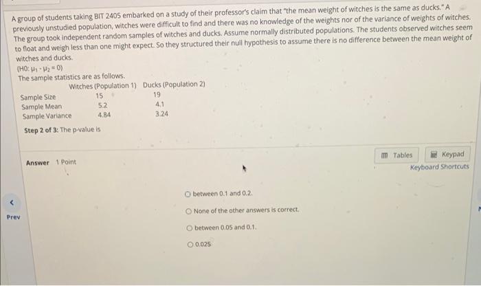 Solved A group of students taking BIT 2405 embarked on a | Chegg.com