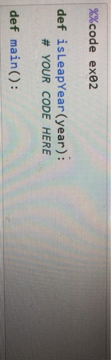 Solved • Excercise 2 Write A Function • Def