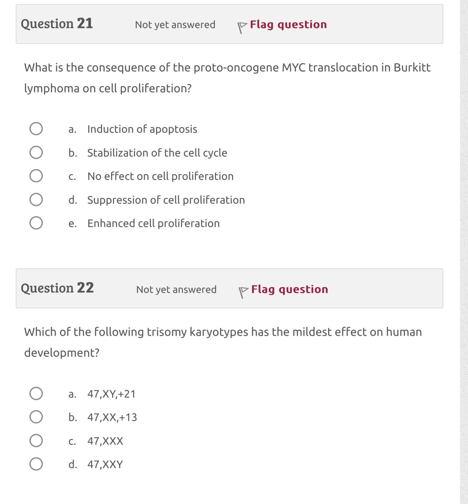 Solved Question 21Not yet answeredFlag questionWhat is the | Chegg.com