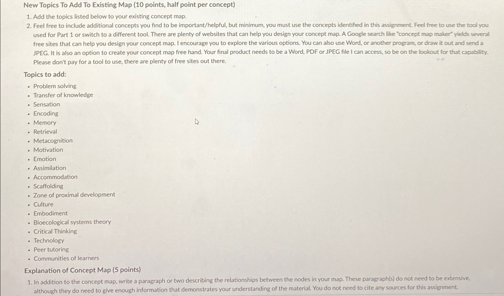 Solved Previous topics you must have in your concept | Chegg.com