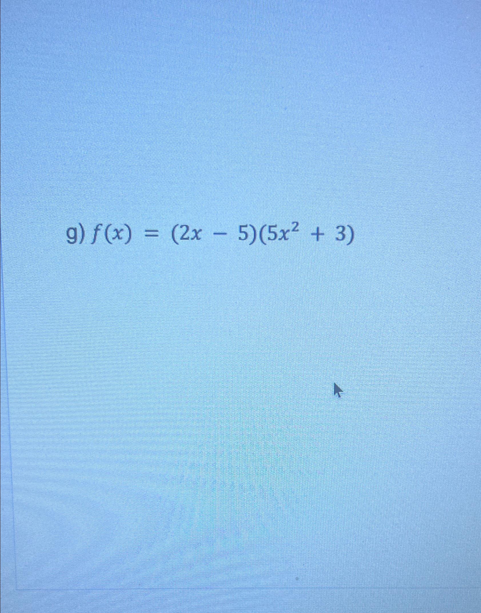 Solved Use the Rules of derivatives to find the derivatives | Chegg.com