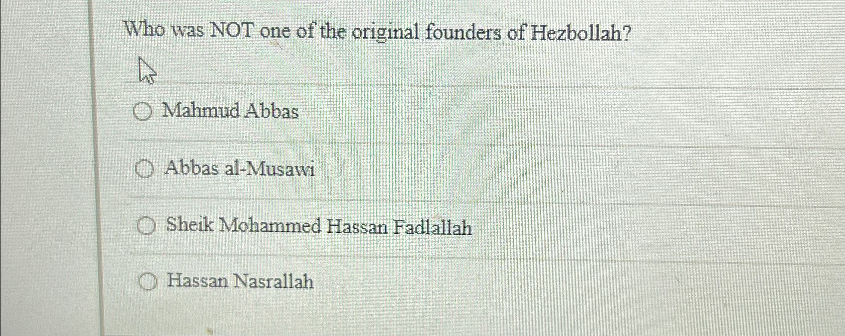 Solved Who was NOT one of the original founders of | Chegg.com