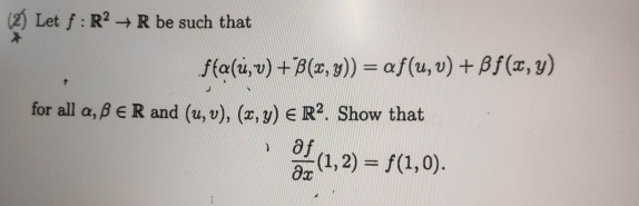 Solved (2) ﻿Let f:R2→R ﻿be such | Chegg.com