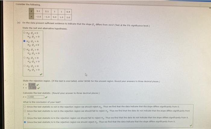 Solved Crosider the fallawing State the null and aleemative | Chegg.com