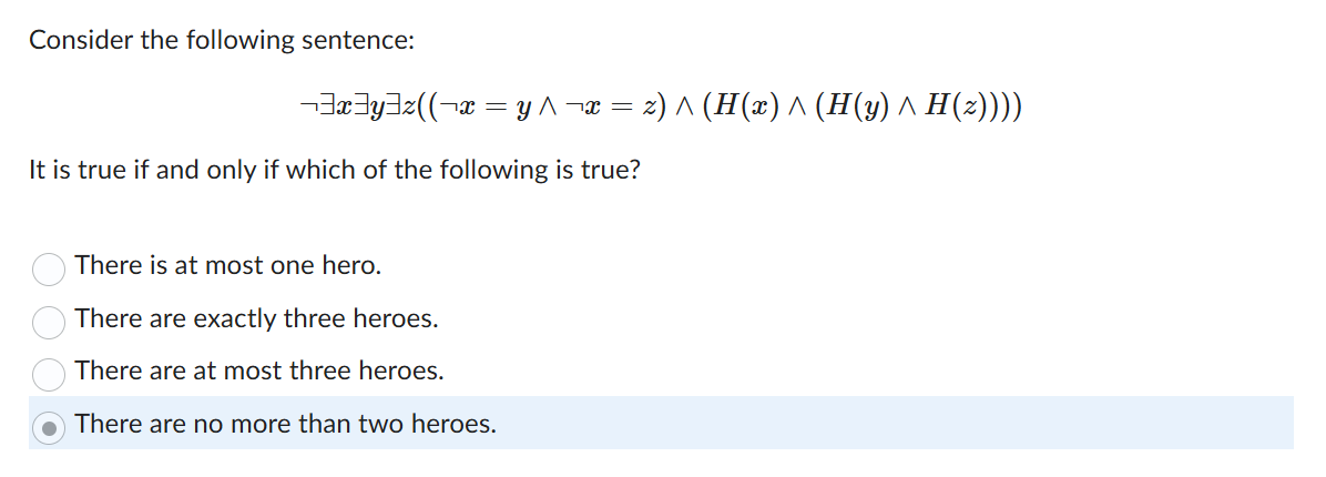 Solved Question 10 (1 ﻿point)Consider the following | Chegg.com