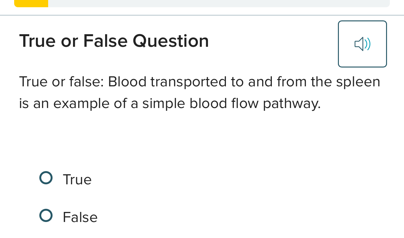 Solved True or False QuestionTrue or false: Blood | Chegg.com