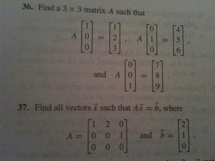 Solved Find a 3 times 3 matrix A such that A , A , Find | Chegg.com