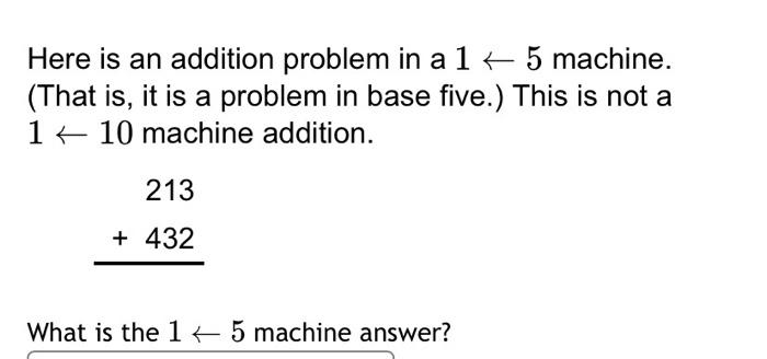 Solved I know that this equals 653 base 5 but what is the | Chegg.com