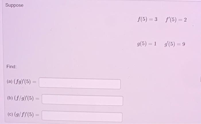 Solved Suppose f(x)=5xe+14ex. Find: f′(2)=Suppose | Chegg.com