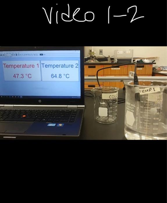 Activity 1 The following video shows two beakers with | Chegg.com