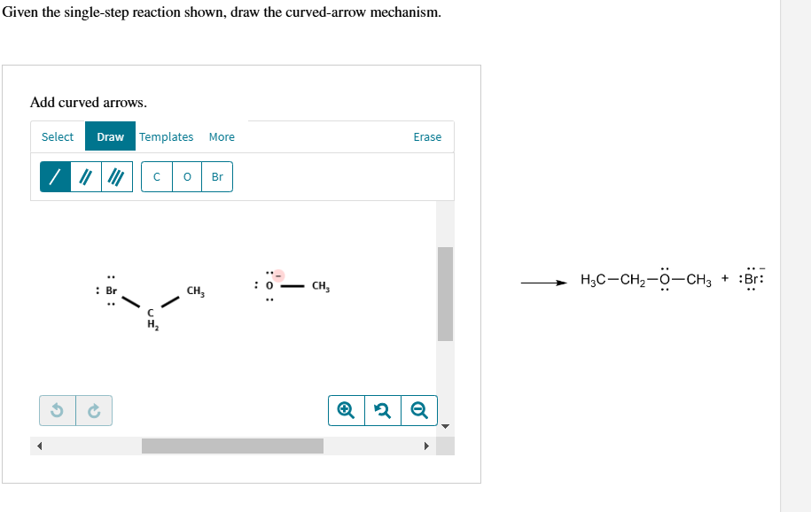 Solved Given the single-step reaction shown, draw the | Chegg.com