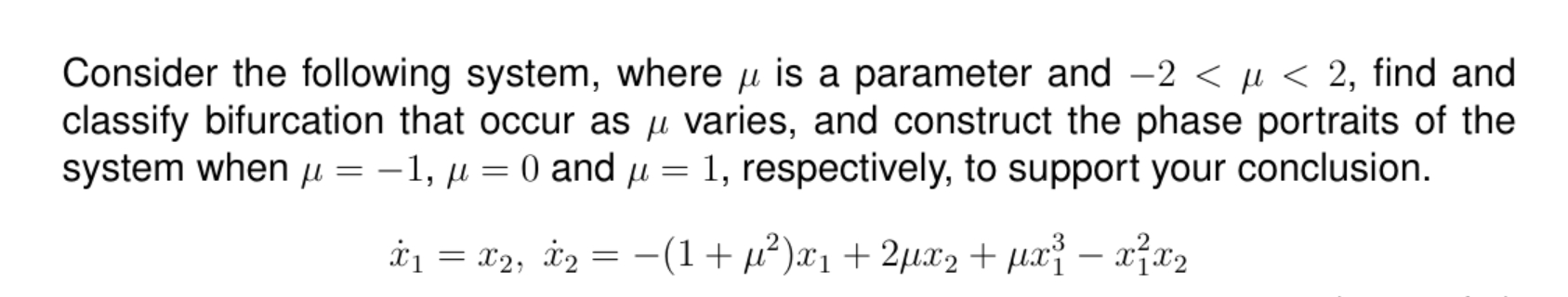 Im Not So Sure About The Bifurcation Classification