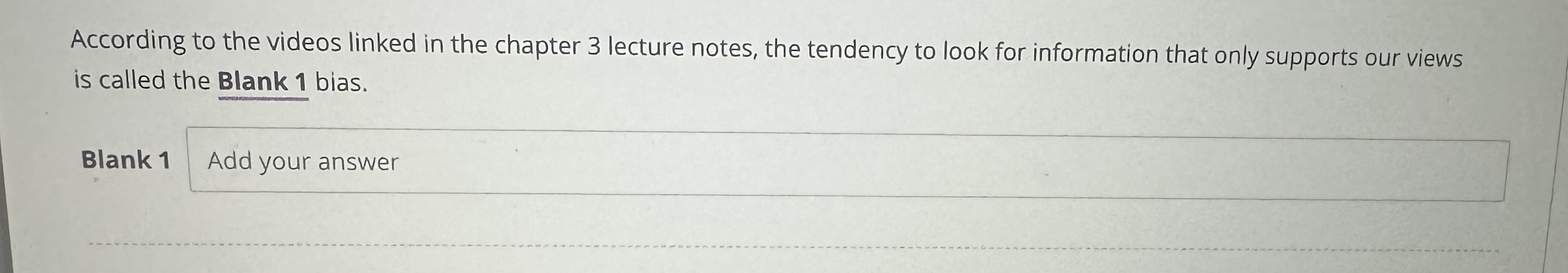 According to the videos linked in the chapter 3 | Chegg.com