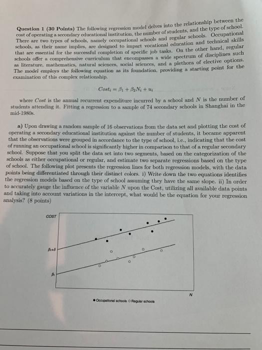 Solved \r\nb) Assume that you are able to oberve a larger | Chegg.com