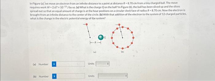 In Figure (0), we mowe an electron from an infinite | Chegg.com