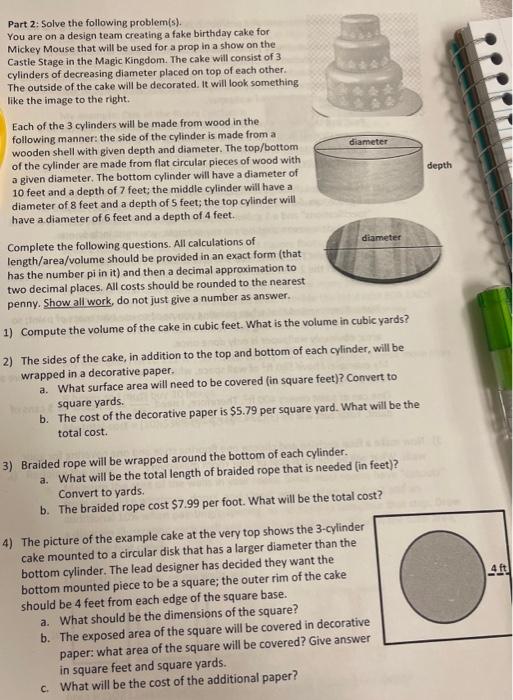 Solved Part 2: Solve the following problem(s). You are on a | Chegg.com