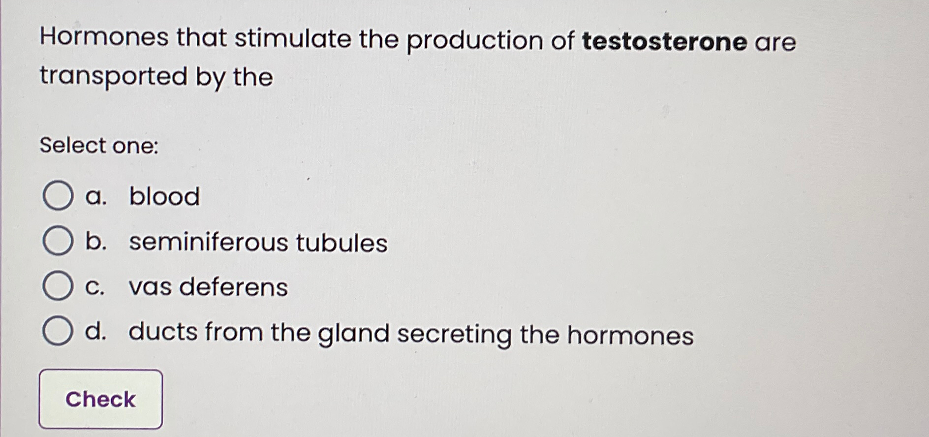 Solved Hormones that stimulate the production of | Chegg.com