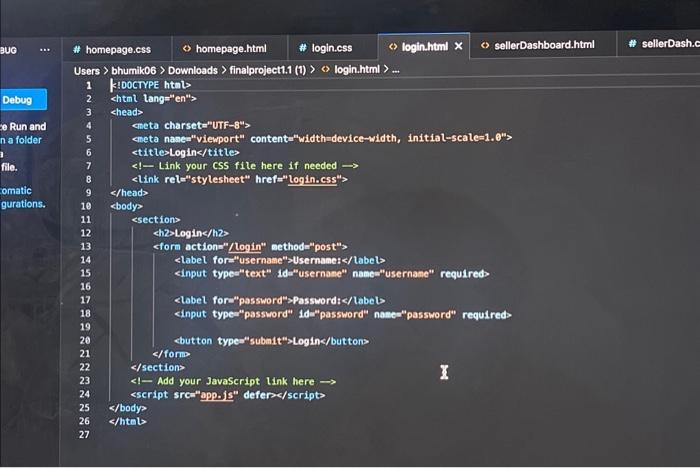 Solved i need milestone 3 part code which works with my code | Chegg.com