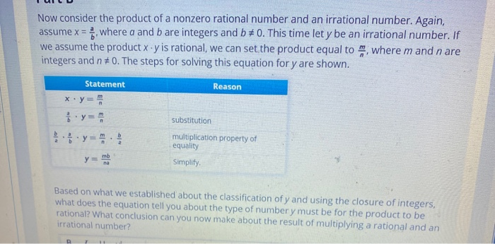 Solved Now consider the product of a nonzero rational number | Chegg.com
