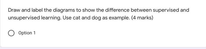 Solved Draw and label the diagrams to show the difference | Chegg.com