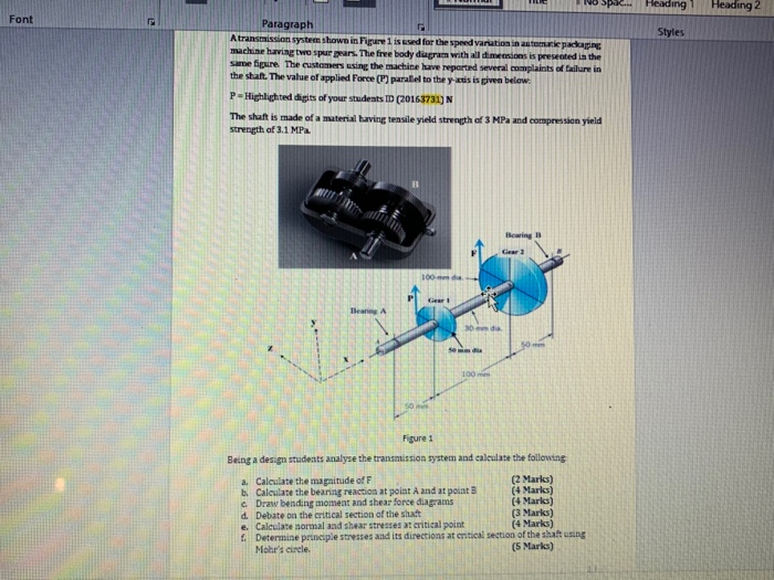 o space Heading Heading 2 Font Styles Paragraph A | Chegg.com
