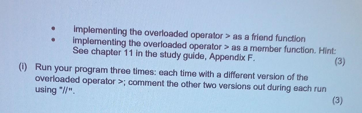 Solved The questions below refer to the class declaration of | Chegg.com