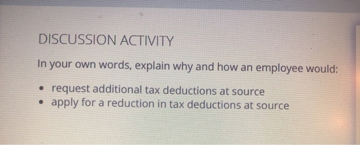 Solved DISCUSSION ACTIVITY In Your Own Words Explain Why Chegg solved-discussion-activity-in-your-own-words-explain-why-chegg