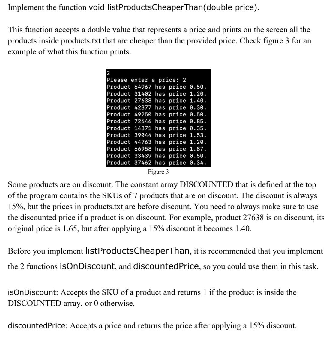 Implement The Function Void List