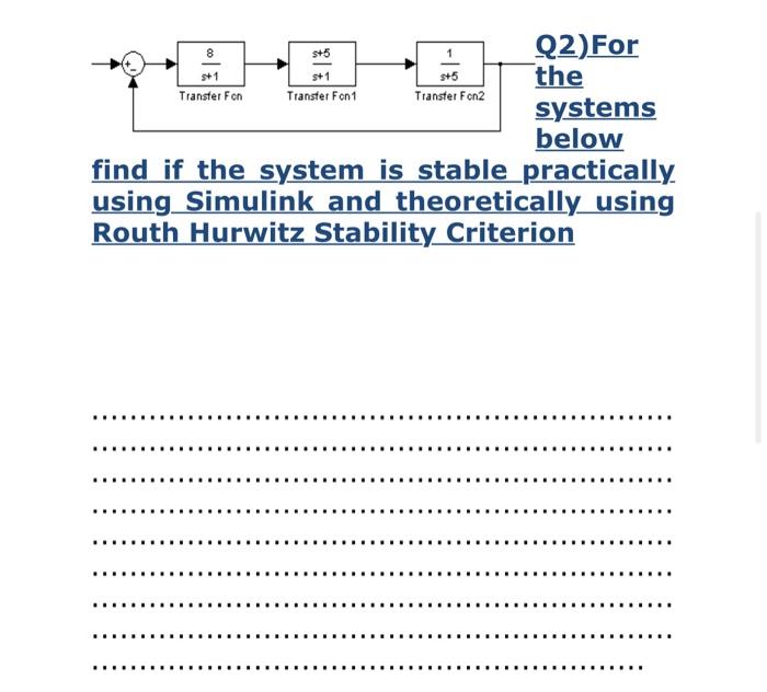 Solved Q1) what is The Routh Hurwitz Stability Criterion? | Chegg.com