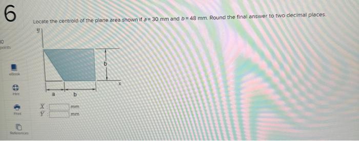 Solved 6 10 points eBook Hint Print References Locate the | Chegg.com