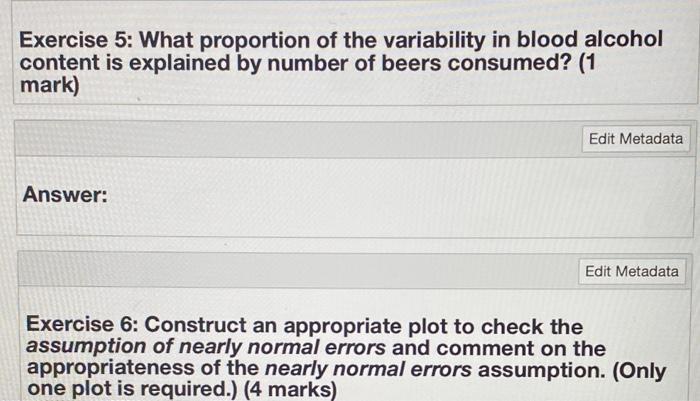 Solved Variables: The variables included in the dataset are | Chegg.com
