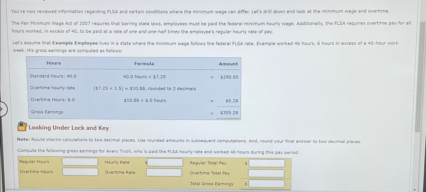 Solved hours worked, in excess of 40 , ﻿to be paid at a rate | Chegg.com