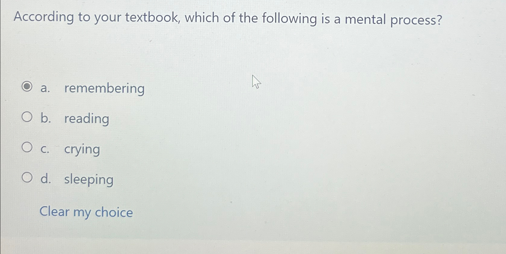 Solved According to your textbook, which of the following is | Chegg.com