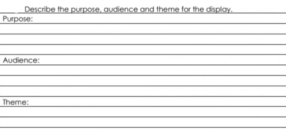 Solved Describe the purpose, audience and theme for the | Chegg.com
