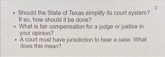 Solved answer just one question (•bullet) in a short two | Chegg.com