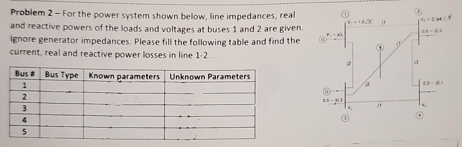 Solved pleaae fill the table and find the current, real and | Chegg.com