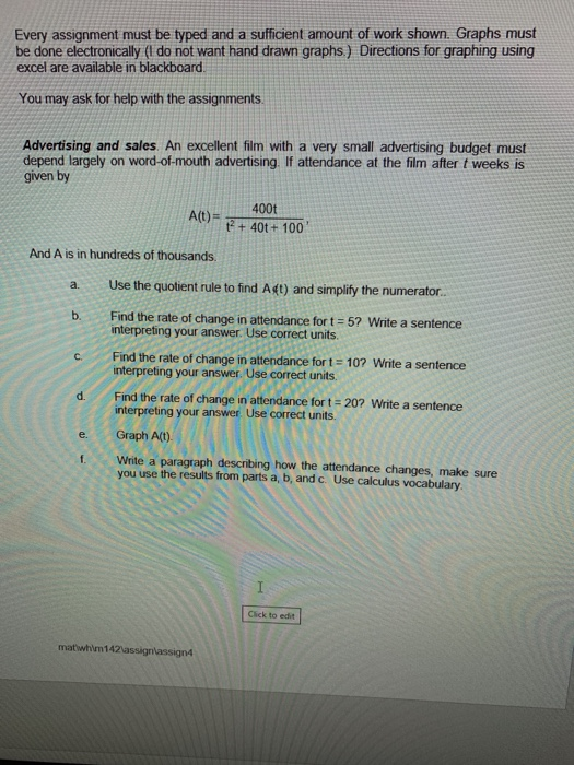 Solved Every assignment must be typed and a sufficient | Chegg.com