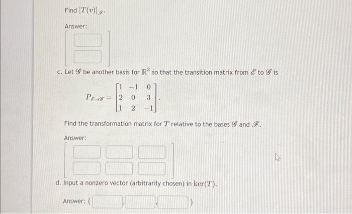 Solved Let T:R3→R2 be the linear transformation defined by | Chegg.com