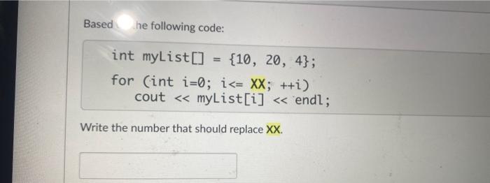 Solved Int Mylist 10204 For Int I0i 