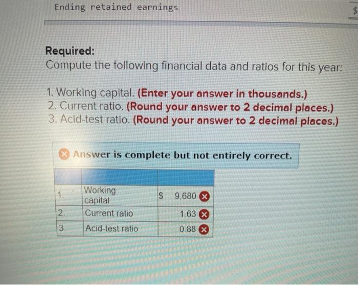 Solved Exercise 16-2 (Static) Financial Ratios for Assessing | Chegg.com